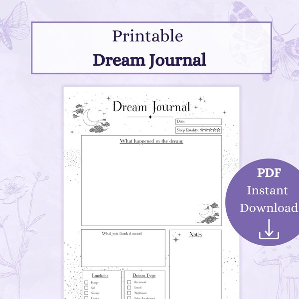 Dream Journal - Etsy