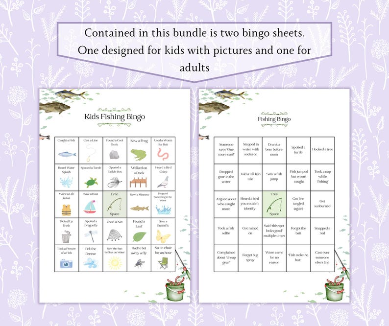 Fishing Trip Bundle Printable PDF | Fishing Diary Sheet | Fishing ...