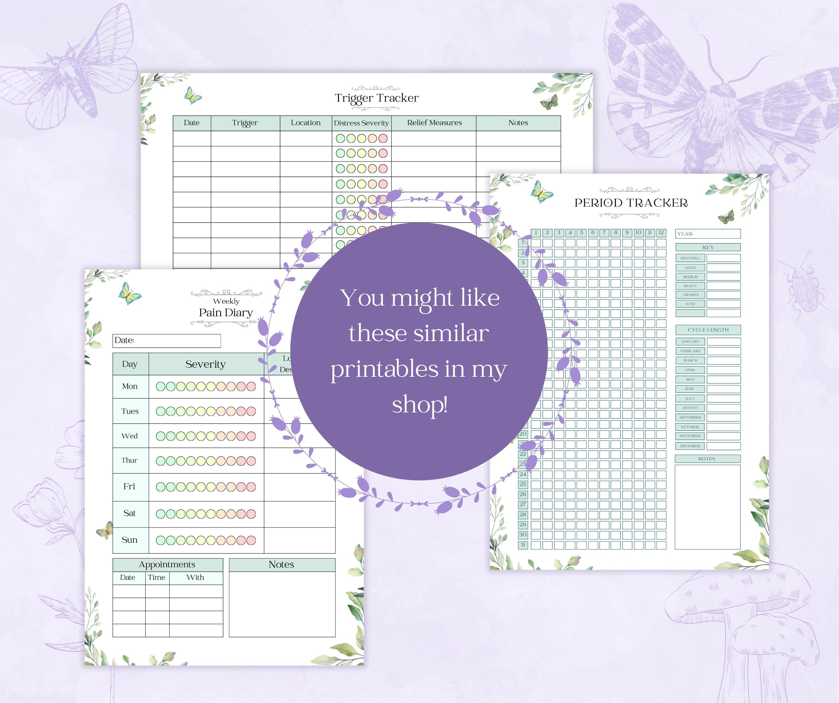 Ostomy Inventory Tracker Printable PDF | Stoma Supply Tracker | Medical ...