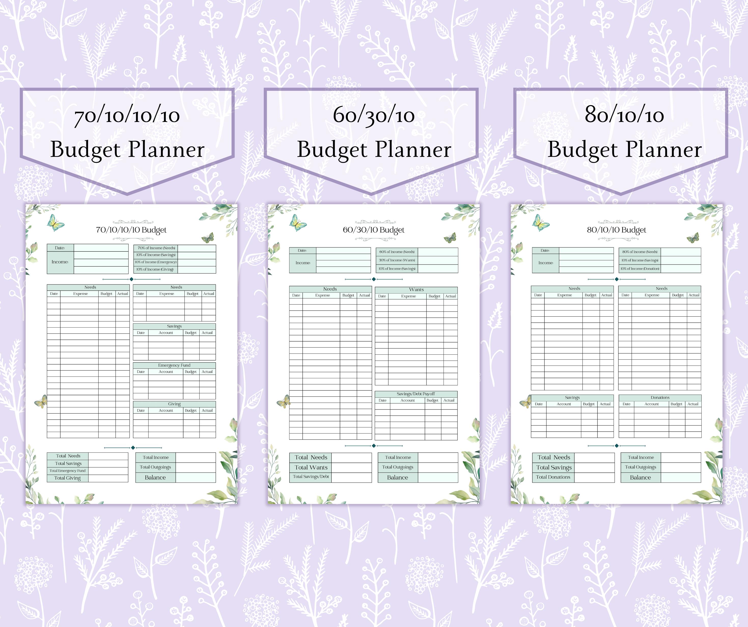 Budget Allocating Bundle Printable PDF | Finance Strategies | 50 30 20 ...