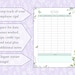 Employee Tip Tracker Printable PDF | Server Tip Tracker | Wait Tip ...