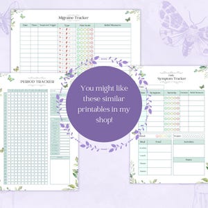 Side Effects Tracker Printable PDF | Medication Log | Adverse Reaction ...