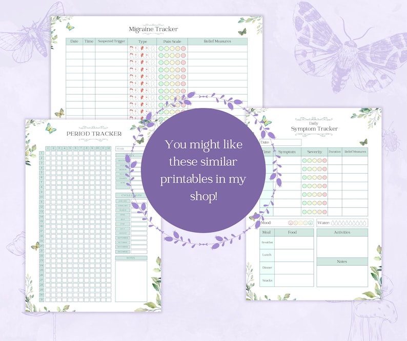 Side Effects Tracker Printable PDF Medication Log Adverse Reaction Side ...