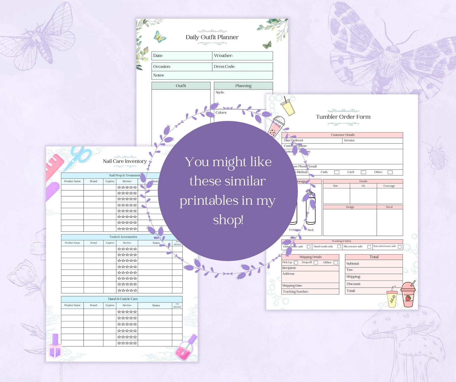 Hair Salon Inventory List Printable PDF | Beauty Inventory Control ...