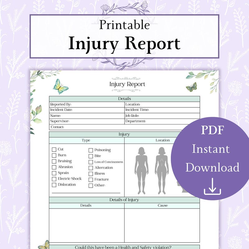 Incident Report Work - Etsy