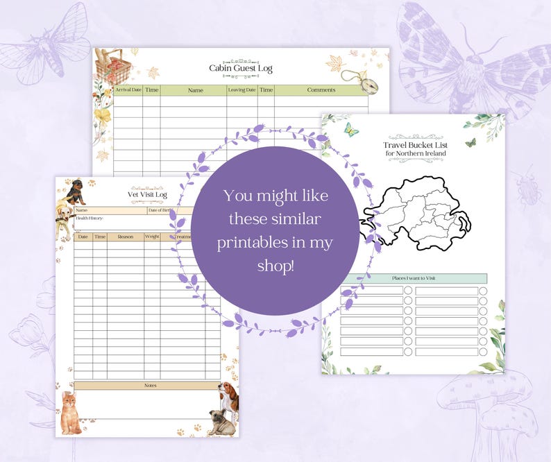 House Sitting Instructions Printable PDF | House Sitter Plan | House ...