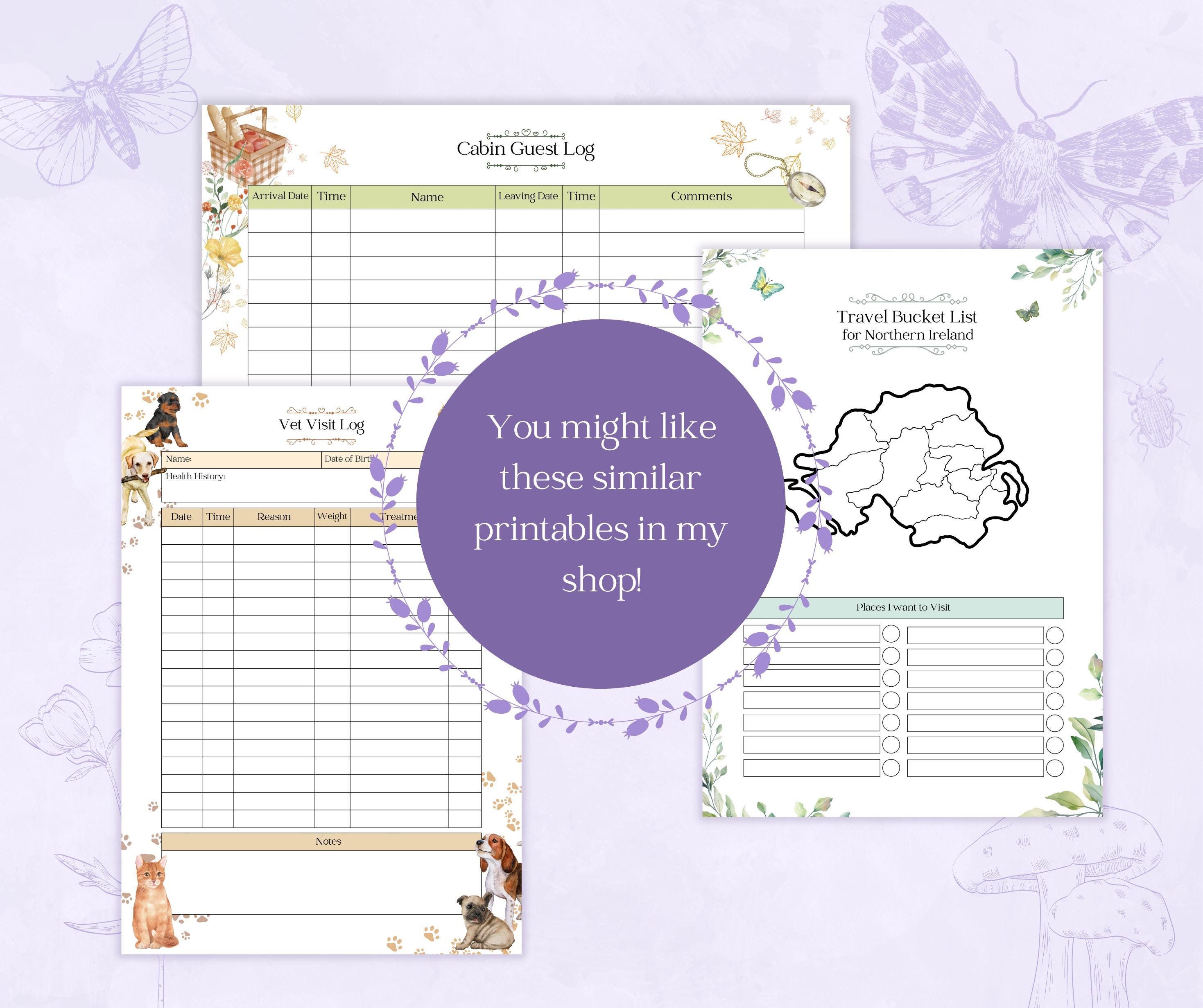 House Sitting Instructions Printable PDF | House Sitter Plan | House ...