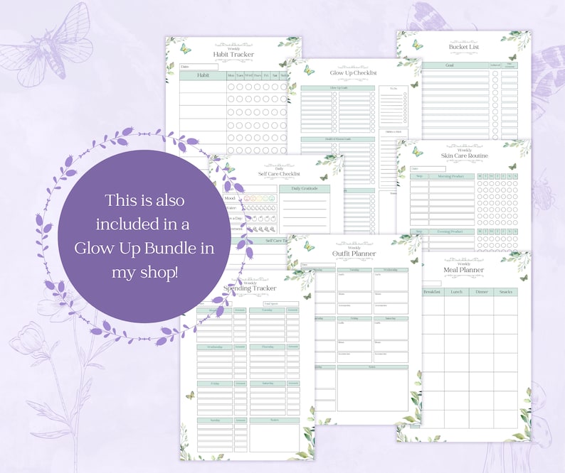 Skincare Routine Printable PDF | Beauty Checklist | Skincare Planner ...