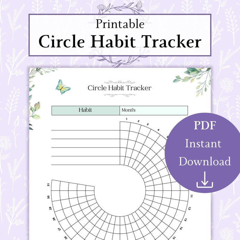 31 Day Habit Tracking - Etsy