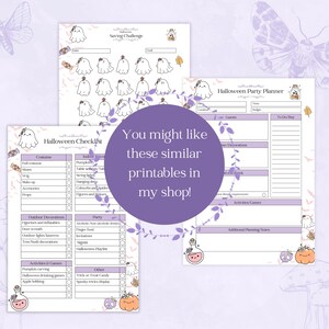 Halloween Potluck Sign up Sheet Printable PDF Food List Family Potluck ...
