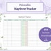 Vertigo Tracker Printable PDF Symptom Tracker Vertigo Log Chronic ...