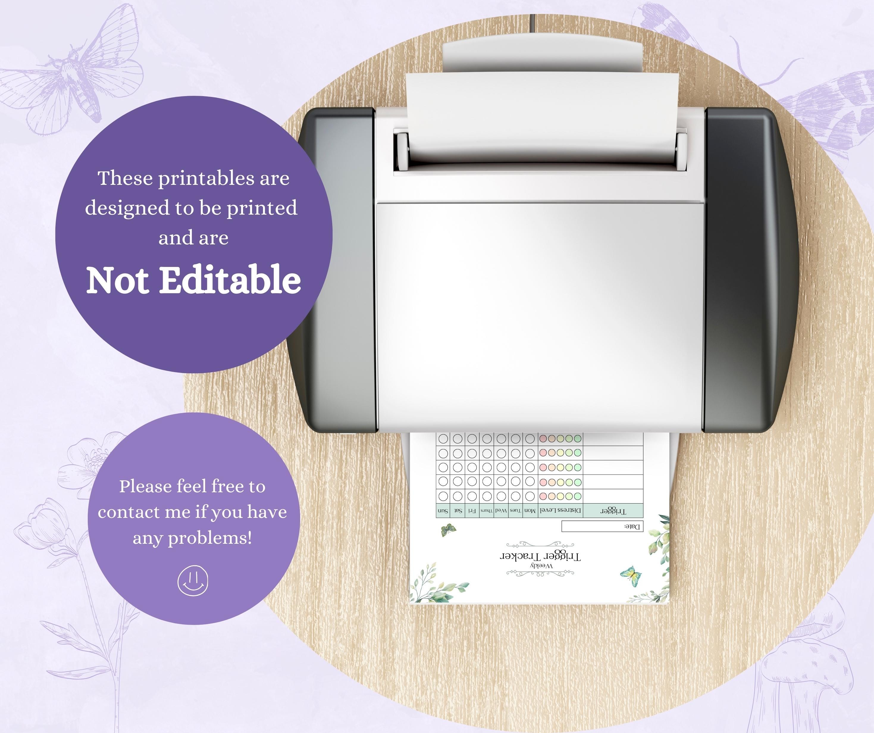 Seizure Tracker Printable PDF | Epilepsy Log | Seizure Log | Medical ...