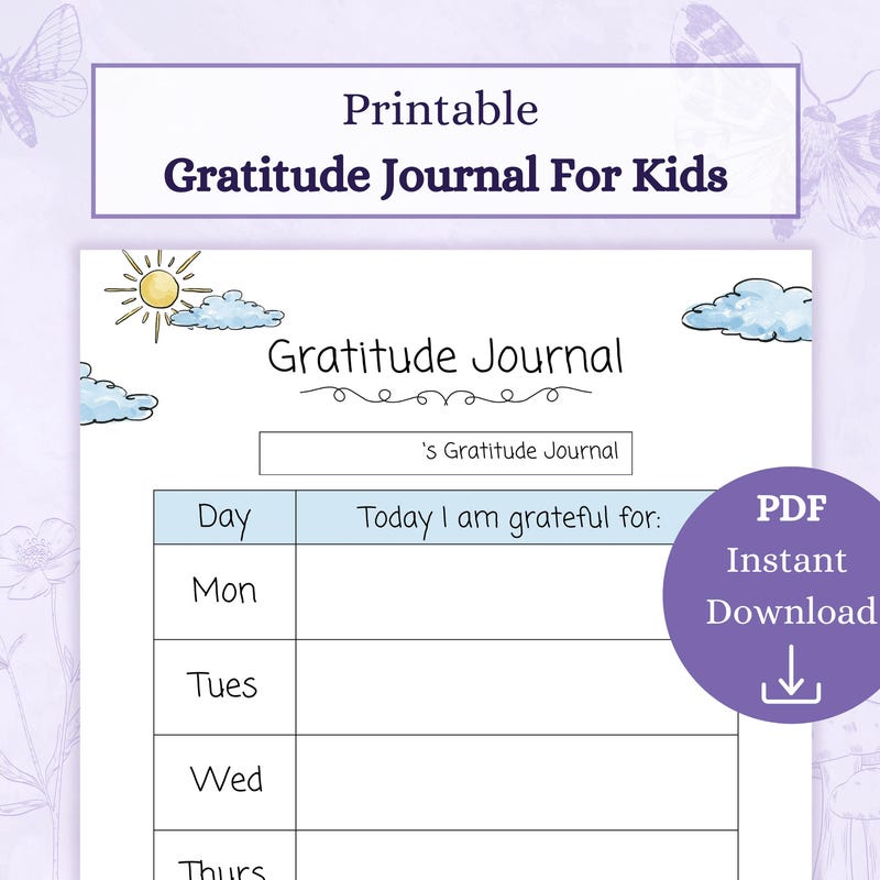 Gratitude Journal - Etsy