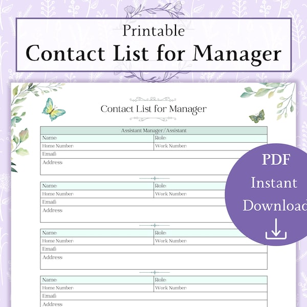 Client Follow up Tracker Printable PDF Client Profile Communication Log ...