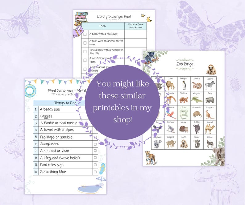 Playground Scavenger Hunt Printable PDF | Park Scavenger Hunt | Outdoor ...