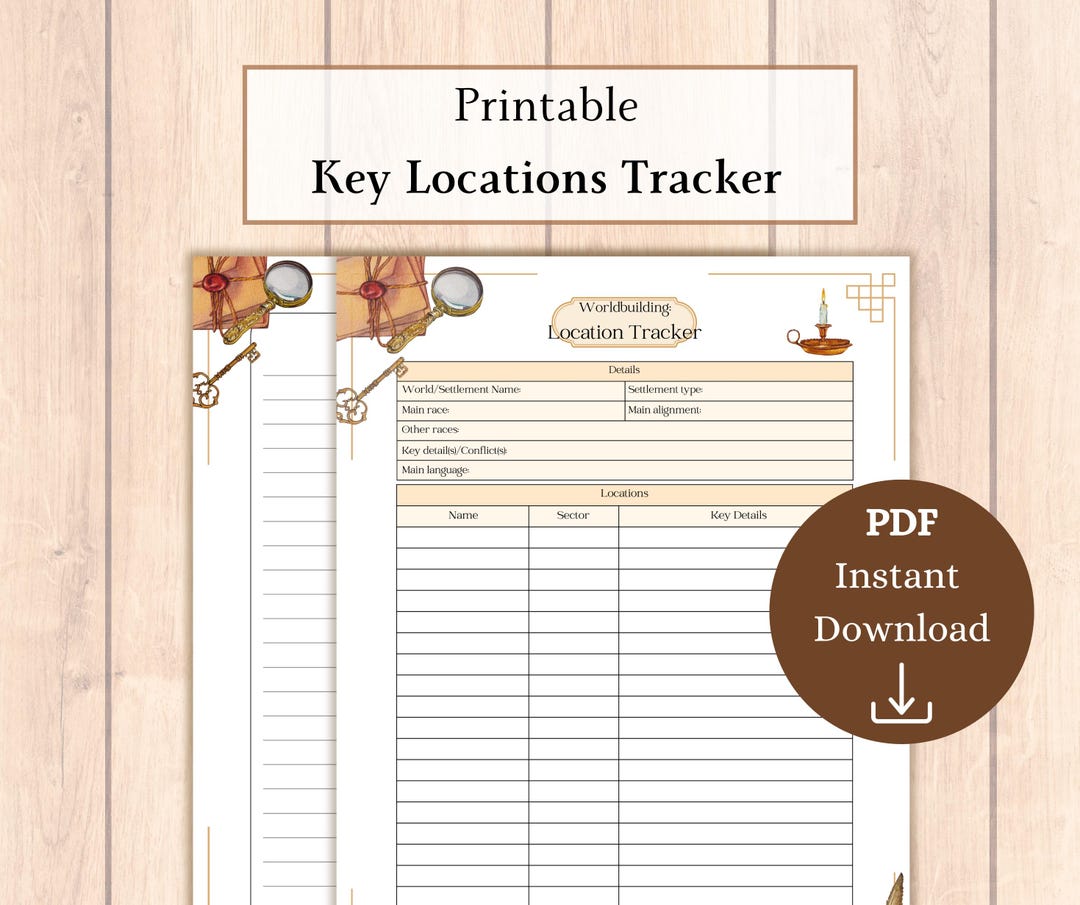 DM Tool Kit: Key Locations Printable PDF | City Building Record | DM Starter Kit | Location ...