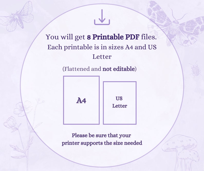 Bipolar Log Bundle Printable PDF | Bipolar Tracker | Mania Tracker ...