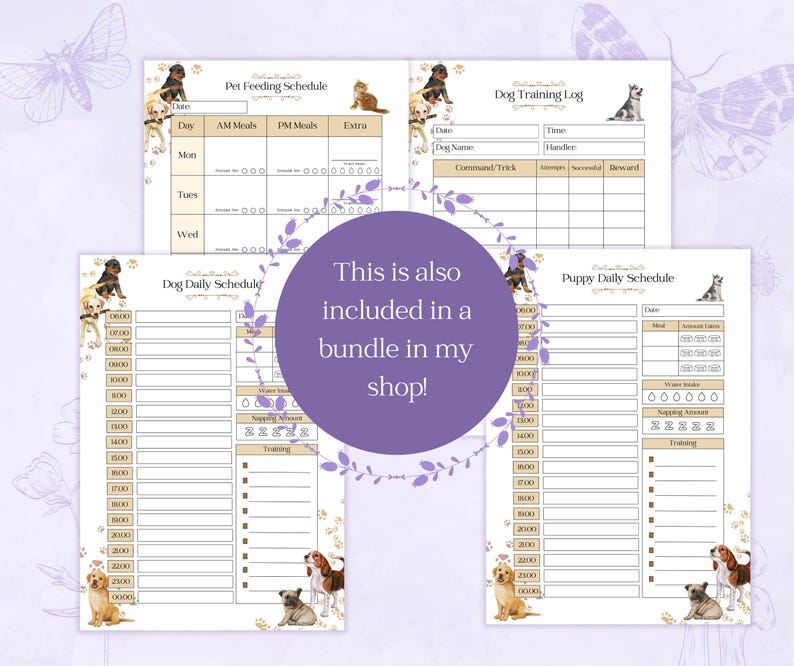 Dog Report Card Printable PDF | Dog Sitter Report Card Sheet | Puppy ...