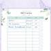 Bill Tracker Printable PDF | Payment Log | Money Diary | Bill Schedule ...