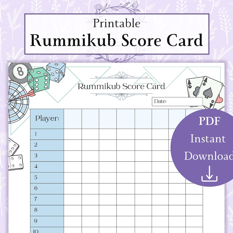 Rummikub Game Cards - Etsy