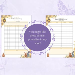 Rabbit Breeding Record Printable PDF | Rabbitry Log | Homestead Rabbits ...