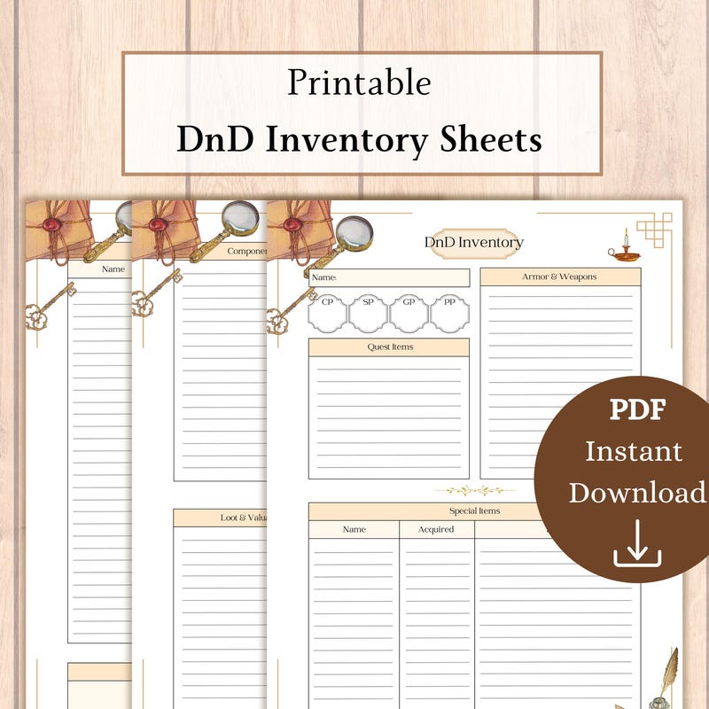 Dnd Binder - Etsy