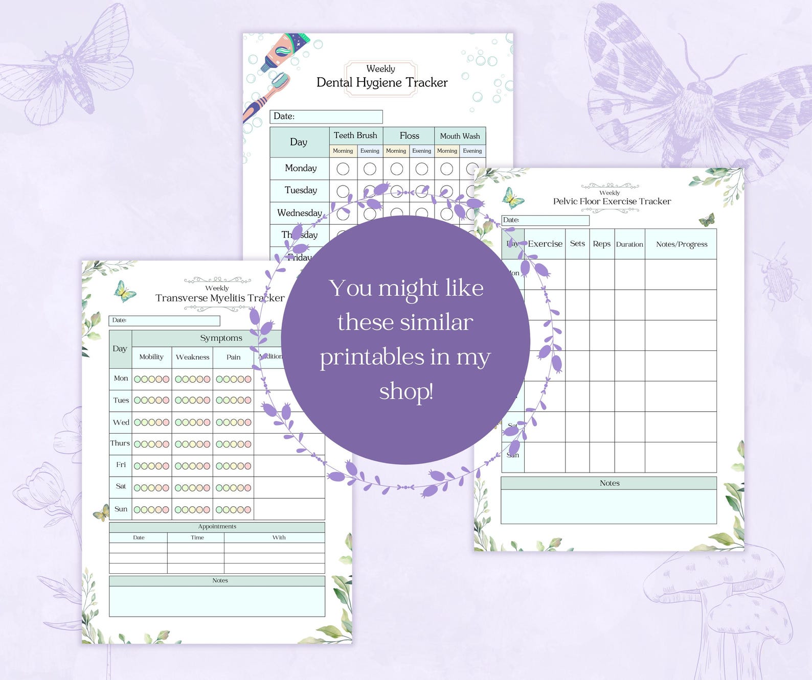 Medication Inventory Printable PDF | Medication Organizer Log ...