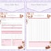 Pastry Order Form Printable PDF | Pastry Order Log | Dessert Order Form ...