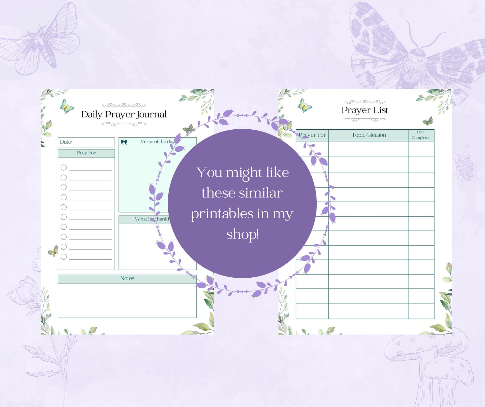Church Attendance Sheet Bundle Printable PDF | Attendance Chart ...