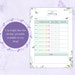Peak Flow Log Printable PDF Peak Flow Chart Asthma Tracker Medical ...