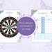 Dart Board Printable PDF | Darts Target Sheet | Pub Crawl Games | Team ...