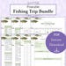 Fishing Trip Bundle Printable PDF | Fishing Diary Sheet | Fishing ...