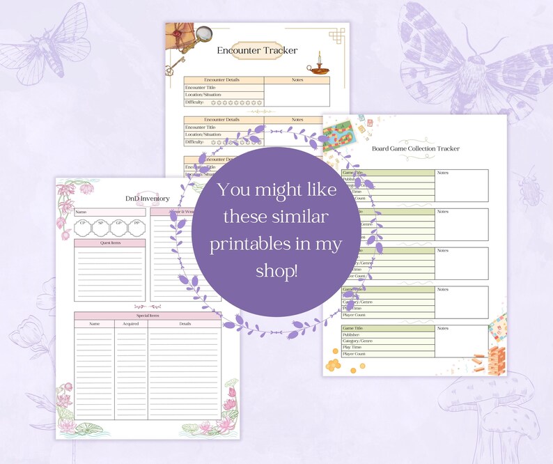 Dnd Encumbrance Tracker Printable PDF, Inventory Weight Sheet, Carrying ...