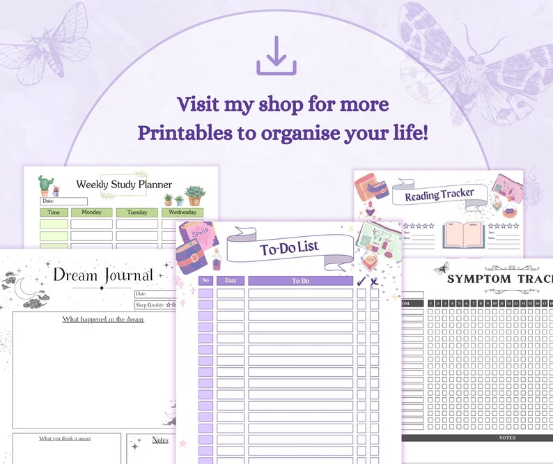 Weekly Planner Printable PDF | Life Planner Diary | Weekly to Do List ...