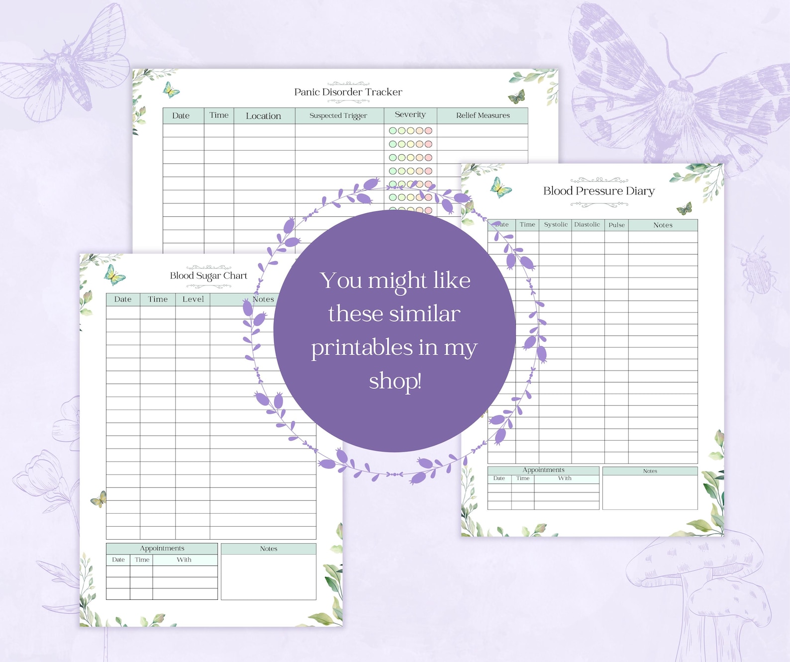 Raynauds Tracker Printable PDF | Symptom Diary | Raynauds Disease ...