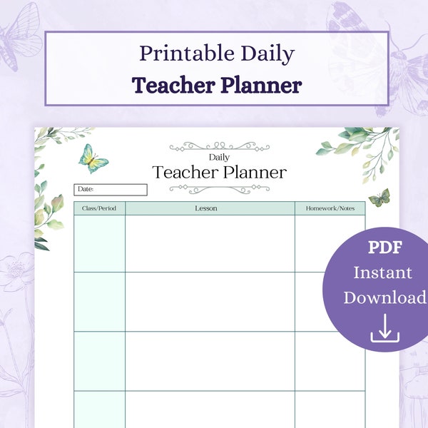 Teacher Diary - Etsy