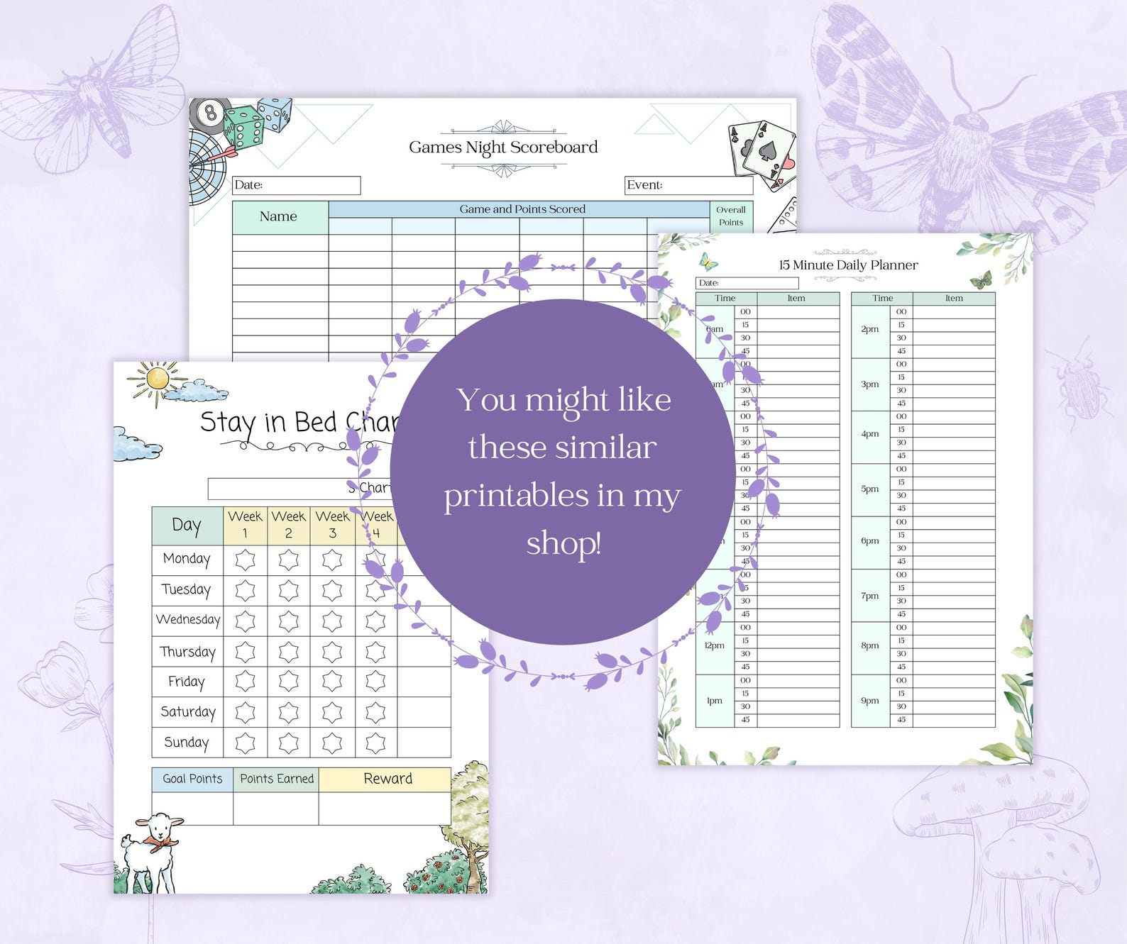 Family Job Chart Printable PDF Family Chore Chart Family Contributions ...