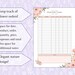 Florist Sales Tracker Printable PDF | Florist Order Tracker | Flower ...