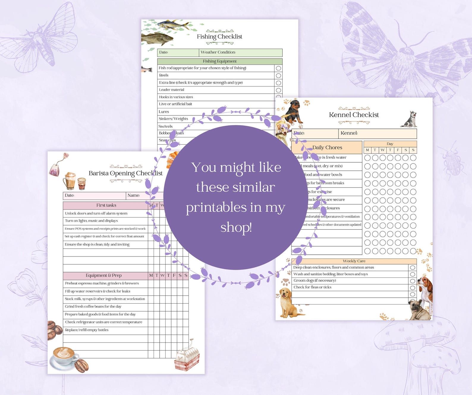 Cafe Cleaning List Printable PDF | Cafe Checklist | Barista Checklist ...