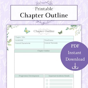 Chapter Outline Printable PDF | Book Summary | Author Notes | Story ...