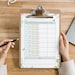 Dermatillomania Tracker Printable PDF | Skin Picking Chart ...