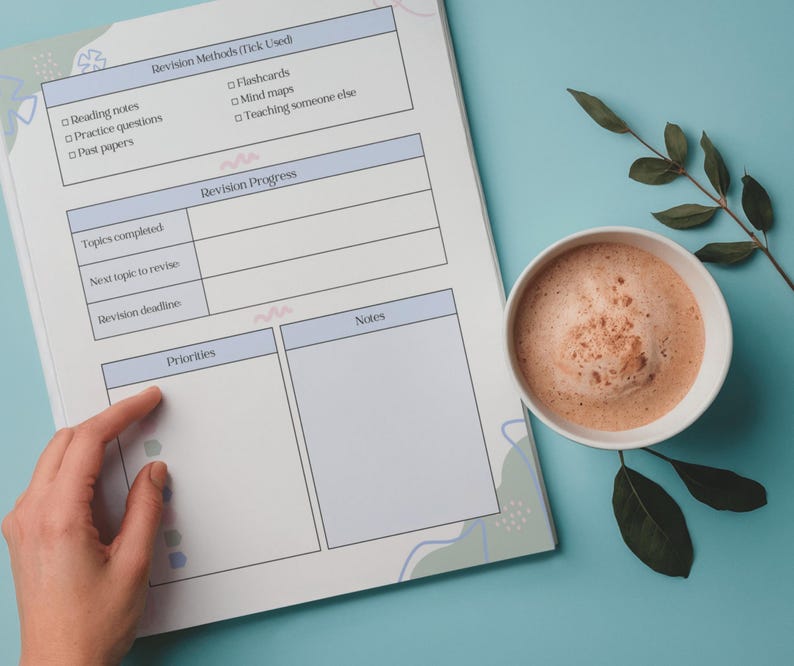 Revision Checklist Printable PDF, Exam Revision Tracker, Study ...