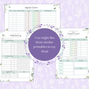 Intrusive Thoughts Tracker Bundle Printable PDF | Intrusive Thoughts ...