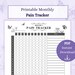 Pots Syndrome Tracker Printable PDF | Symptom Journal | Medical Tracker ...