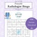 Radiology Bingo Printable PDF | Radiology Week Games | Medical Field ...