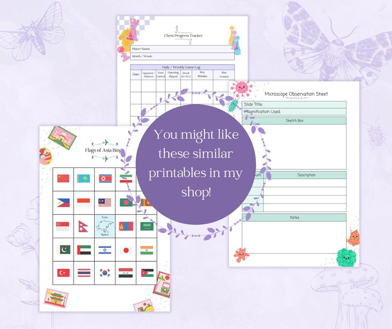 North and South America Flag Bingo Game Printable PDF, American ...