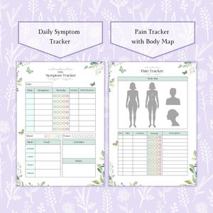 Doctor Visit Log Bundle Printable PDF | Doctor Visit Planner | Symptom ...