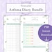 Asthma Diary Bundle Printable PDF | Peak Flow Log | Asthma Log Symptom ...