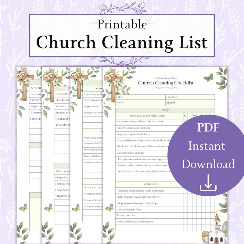 Cleaning Checklist - Etsy