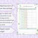 Dermatillomania Tracker Printable PDF | Skin Picking Chart ...